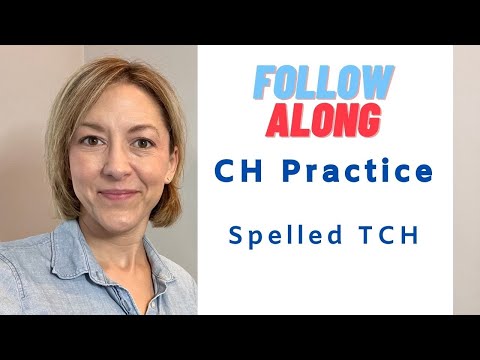 How to Pronounce the CH Sound Spelled TCH - English Pronunciation Follow Along Daily Practice