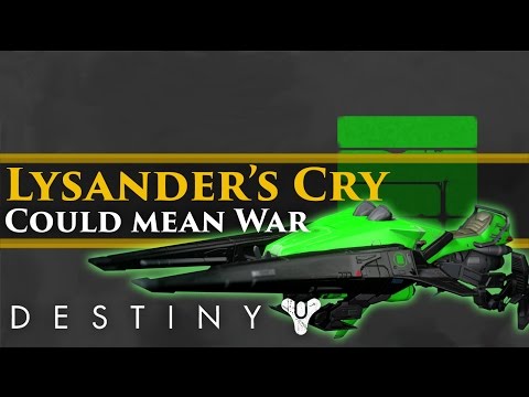 Destiny - Why the "Lysander's Cry" Sparrow means a war is coming in Destiny