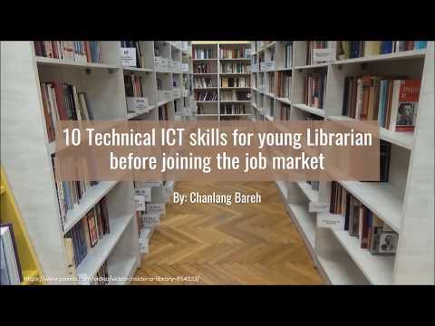 10 Technical ICT skills for young Librarian