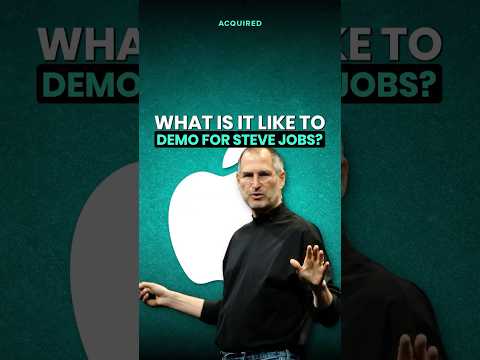 What's it like to demo for Steve Jobs?