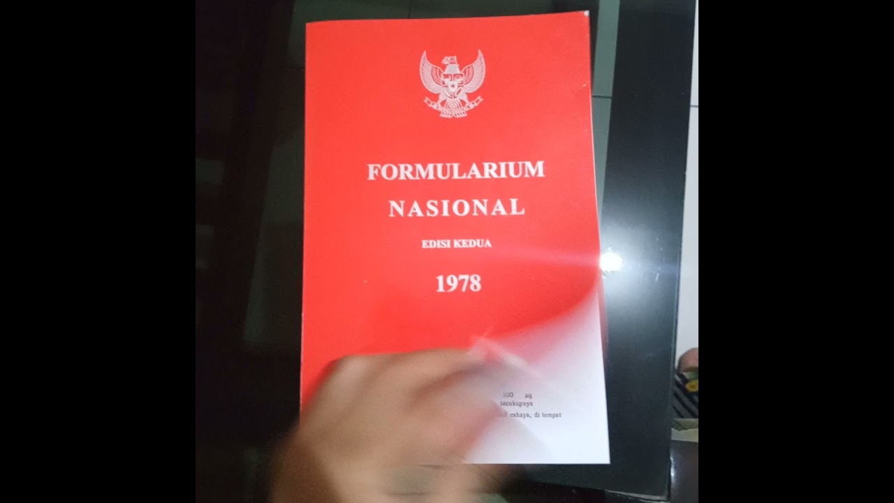 Buku Formularium Nasional