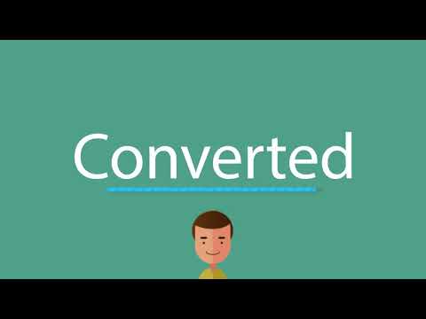 Converted pronunciation