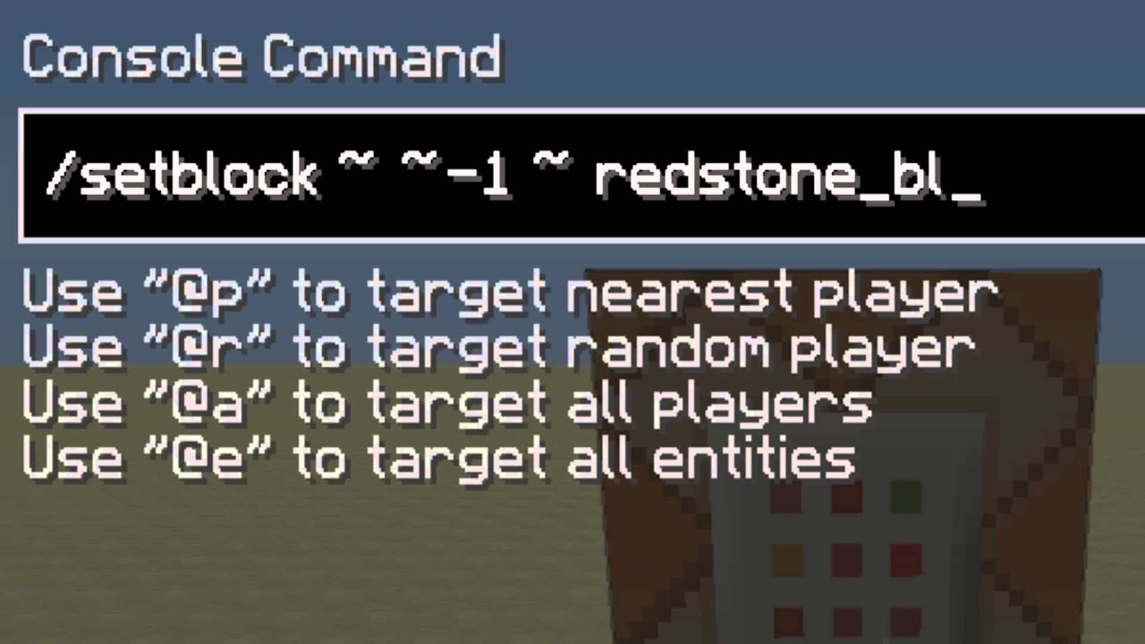 Minecraft Tutorial: How to make the fastest redstone clock using command blocks
