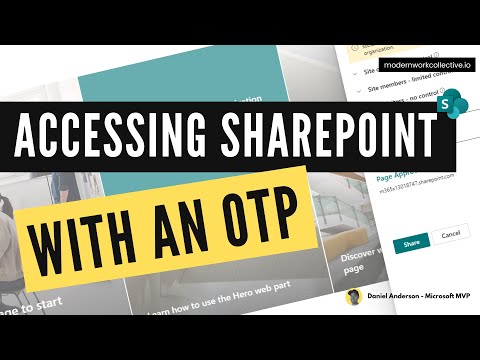 Share a SharePoint Site with a One Time Passcode (OTP)