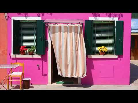 high definition 4k hd samsung promotion video vivid color european building Italy Burano