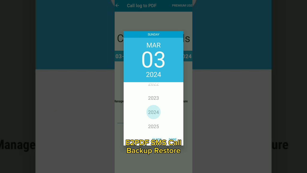 E2PDF SMS CallBackup Restore