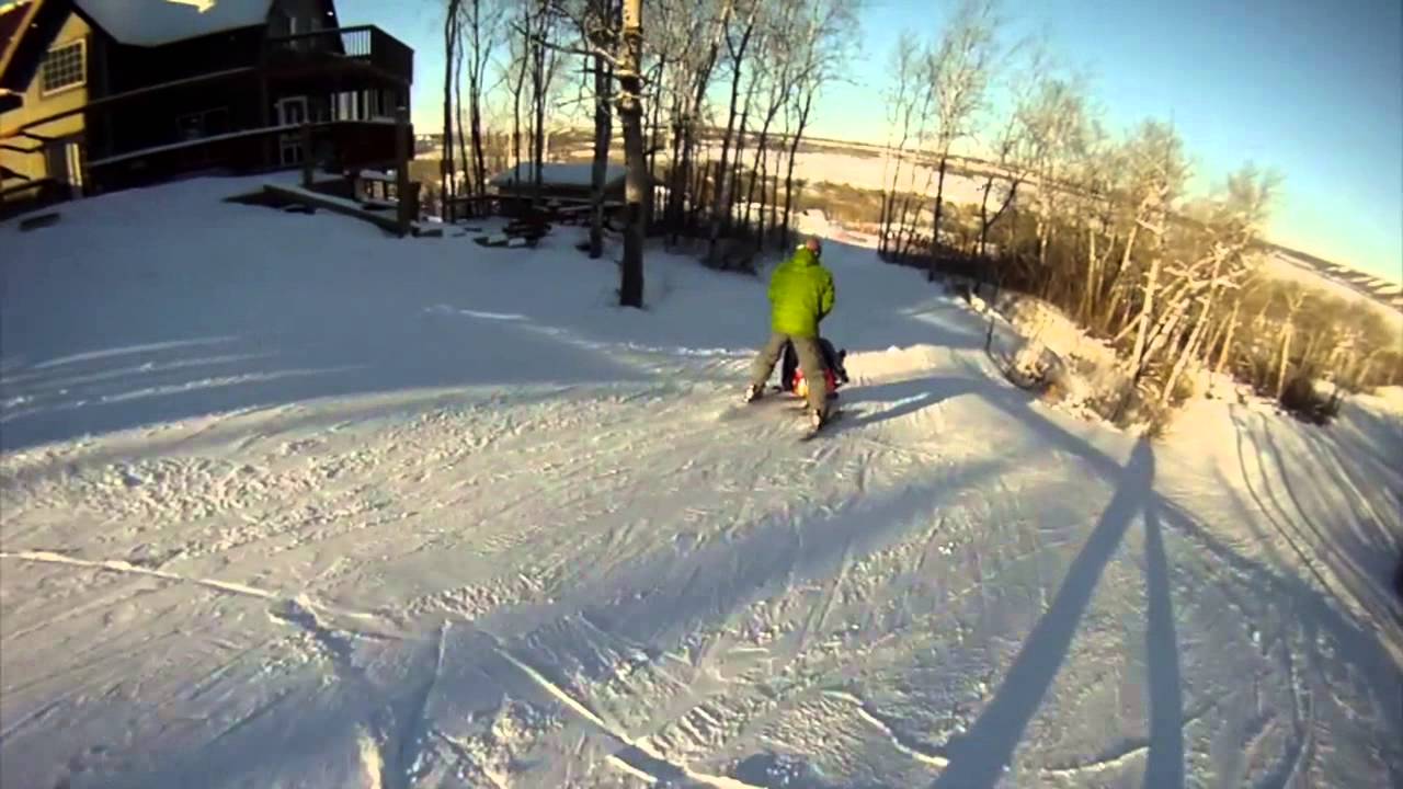 See Asessippi's sit ski in action