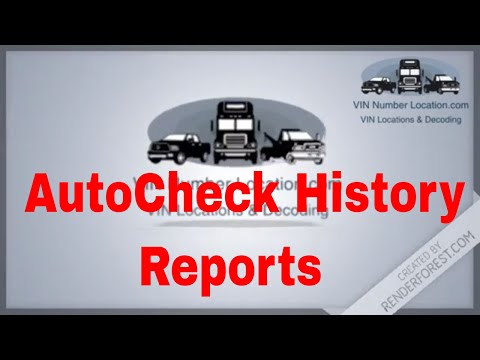 Autocheck Vehicle History Reports | How to get a free online vehicle history report