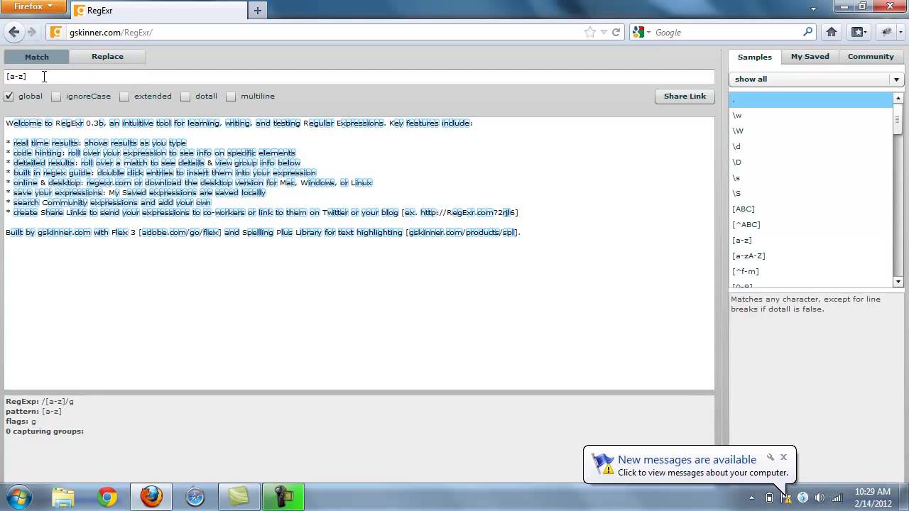 PHP Tutorials  Regular Expressions  Character Classes and Case Sensitivity