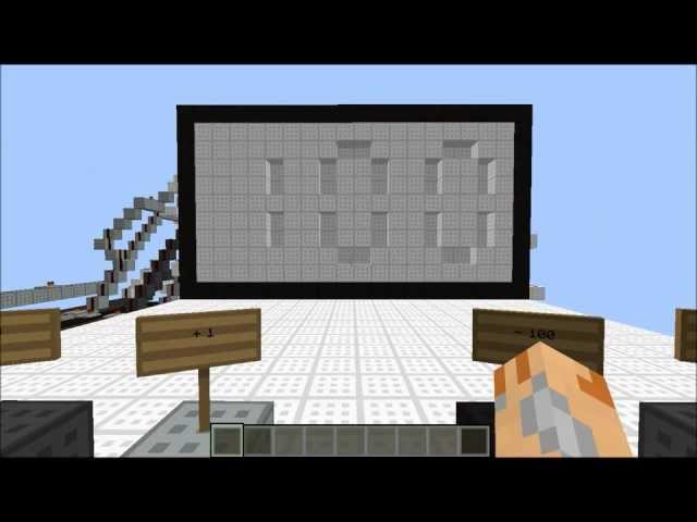 3 Digit Up/Down Counter Minecraft Map