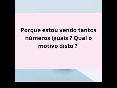 Ver números iguais o que significa?