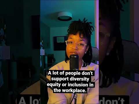 A lot of people don’t support #diversity #equity or #inclusion in the #workplace. 🤷🏽♀️