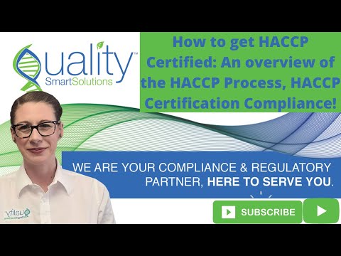 How to get HACCP Certified: An overview of the HACCP Process, HACCP Certification Compliance