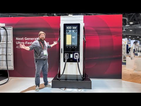 New ABB 400kW All-In-One DC Fast Charger! A400 HPC Full Tour - Software, Cables, & Hardware