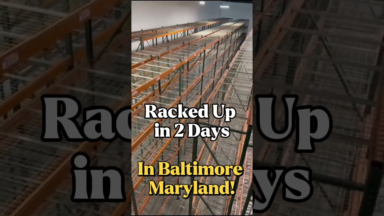 Warehouse Buyers Club | 3PL Pallet Rack Install | Baltimore, Maryland #palletracking #3PL