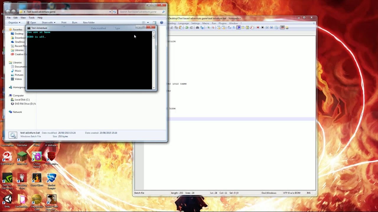 Creating a Text Based Adventure Game: Part 1