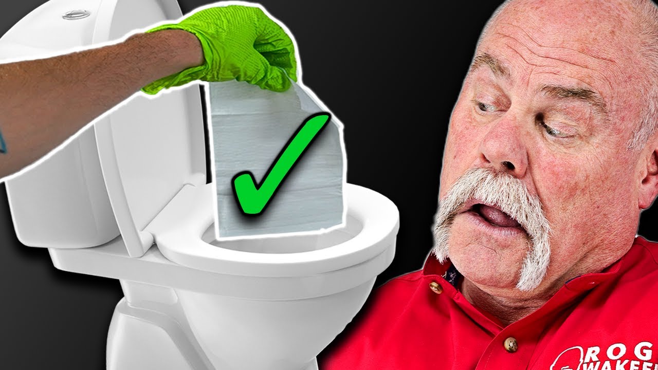 Are Flushable Wipes ACTUALLY Flushable? Plumber Tests