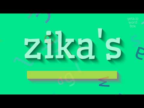 How to say "zika's"! (High Quality Voices)