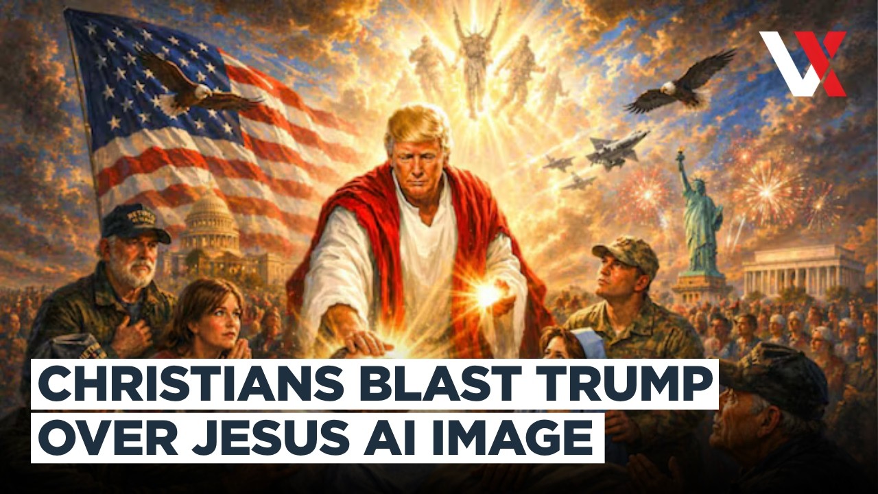 Trump Posts AI Image Of Himself As Jesus, Deletes It After Backlash From His Own Supporters | VERTEX