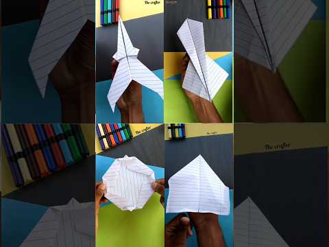 4 Amezing Best Paper Plane Making Ideas 💡, Easy To Make Paper Plane Toys