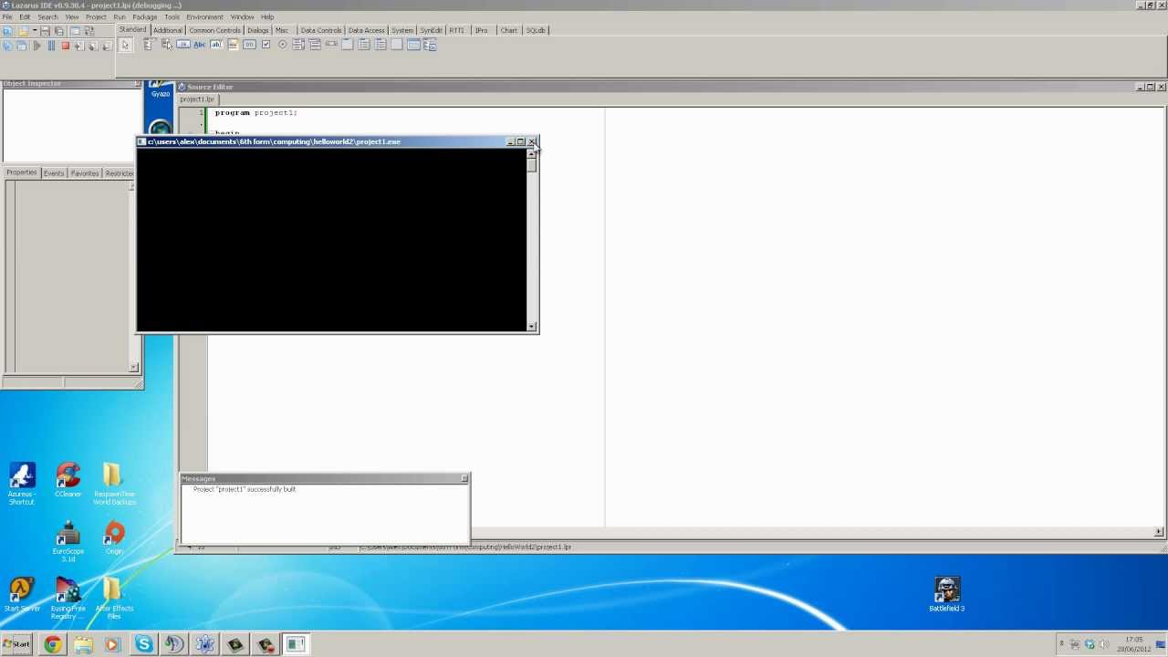 Pascal Programming Tutorials: Part 2 - Hello World!
