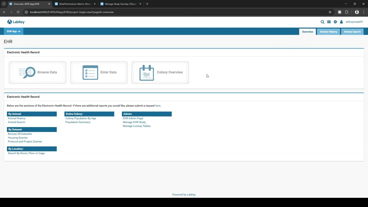 LabKey EHR Permissions