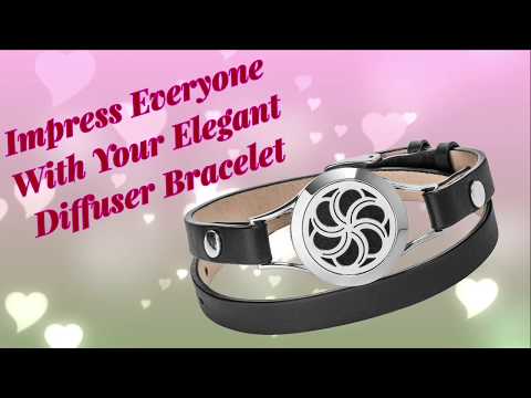 Idymar Premium Aromatherapy Essential Oil Diffuser Bracelet For Women