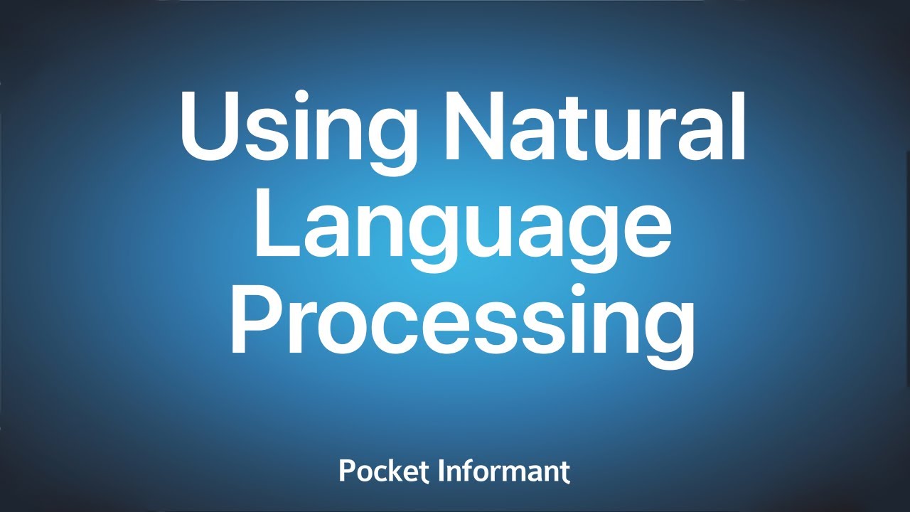 How to use Natural Language Processing (NLP) - iOS