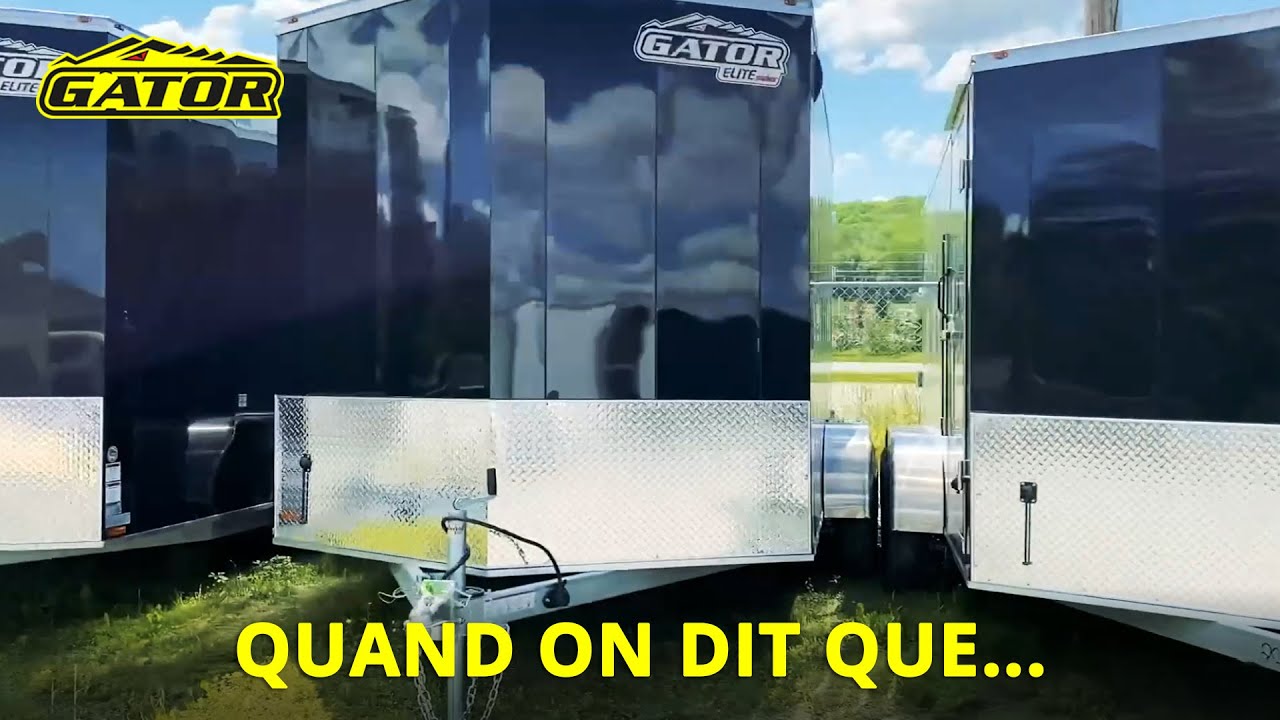 Grand inventaire de remorques - Trailer à vendre - Remorque Gator