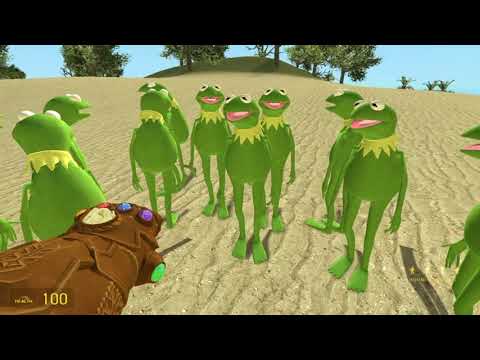 Steam Community :: Video :: Thanos Snaps Half of all Kermits Away ...