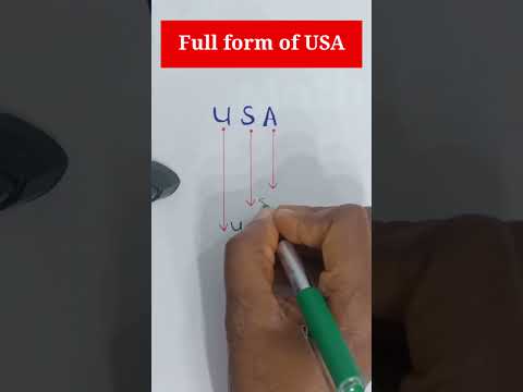 Full form of USA.#shorts #learning