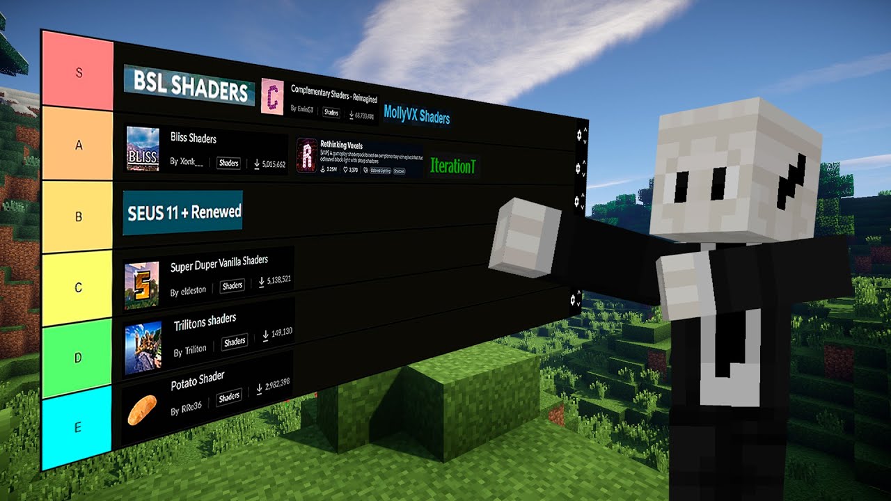 I Ranked the Best Minecraft Shaders In a Tier List