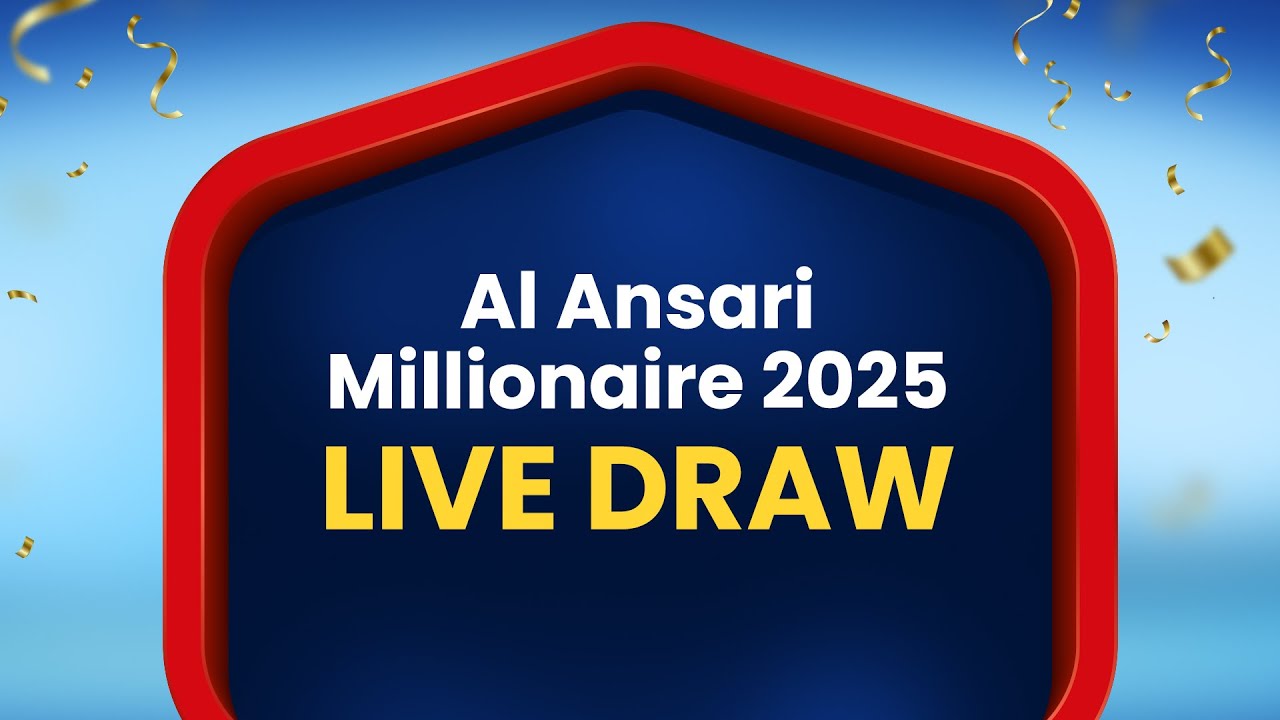 Al Ansari Exchange Millionaire Live Draw 2025