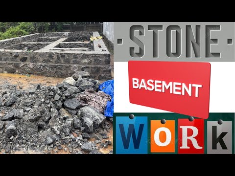 Stone Foundation Basement For House Building @premierconstruction-architect