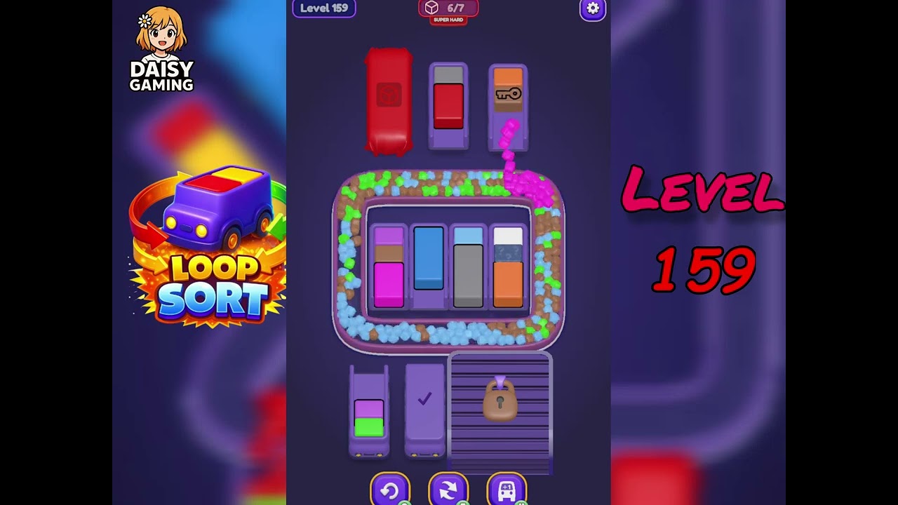 Loop Sort Level 159 Walkthrough