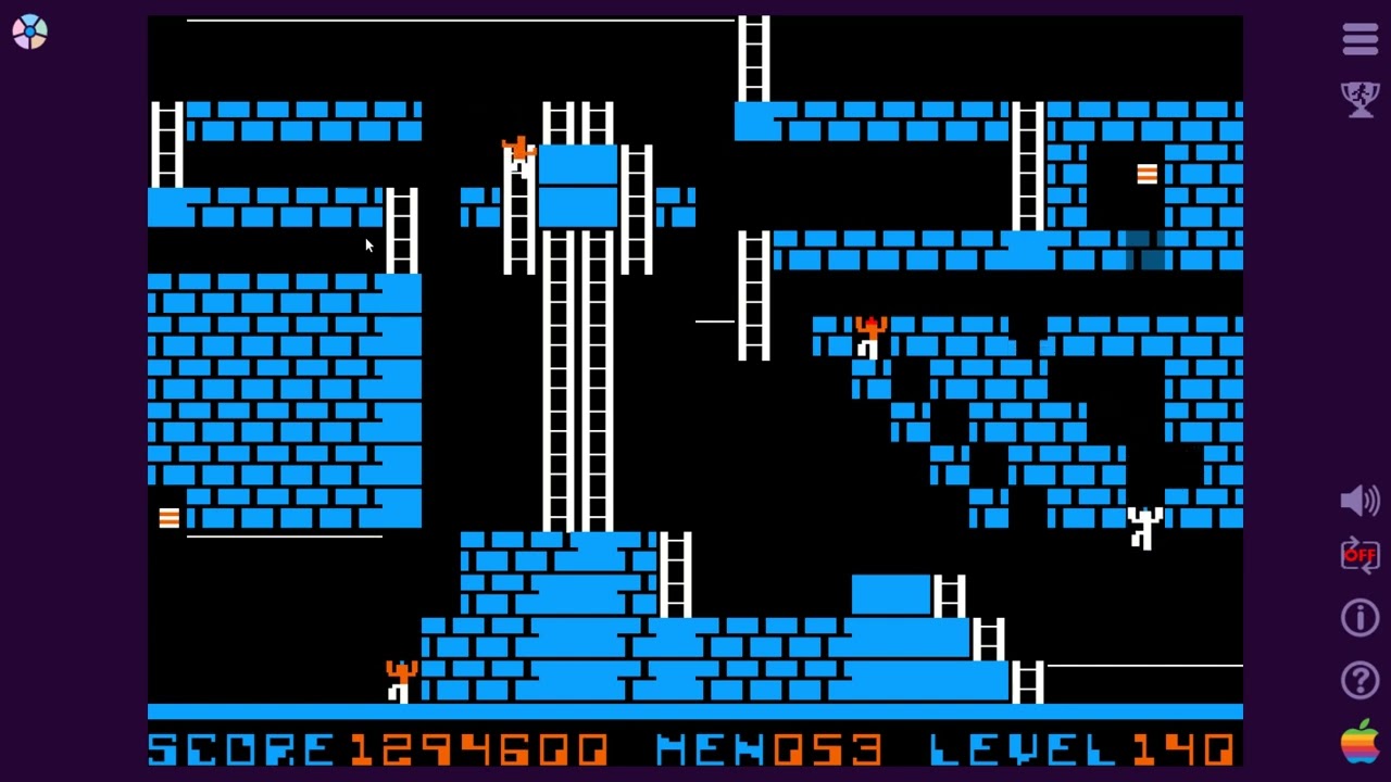 Lode Runner Professional - Level 140