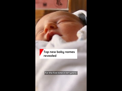 Top new baby names revealed