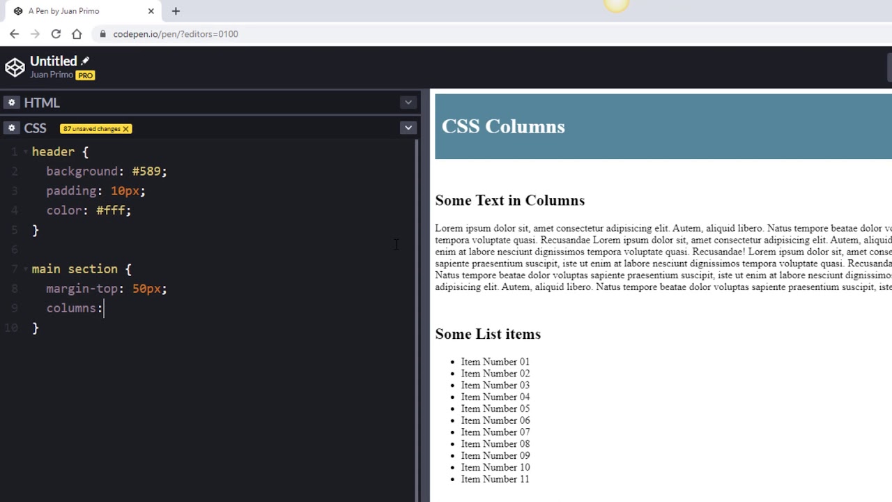 CSS: The Humble Columns Property