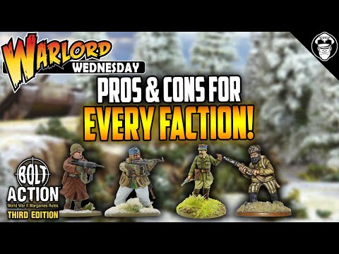 Pros and Cons for EVERY Bolt Action Faction!