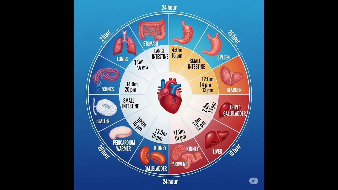 Why You Wake Up at 3 AM I The Body Clock Explained | The Chinese Medicine and Ayurveda Health Tip