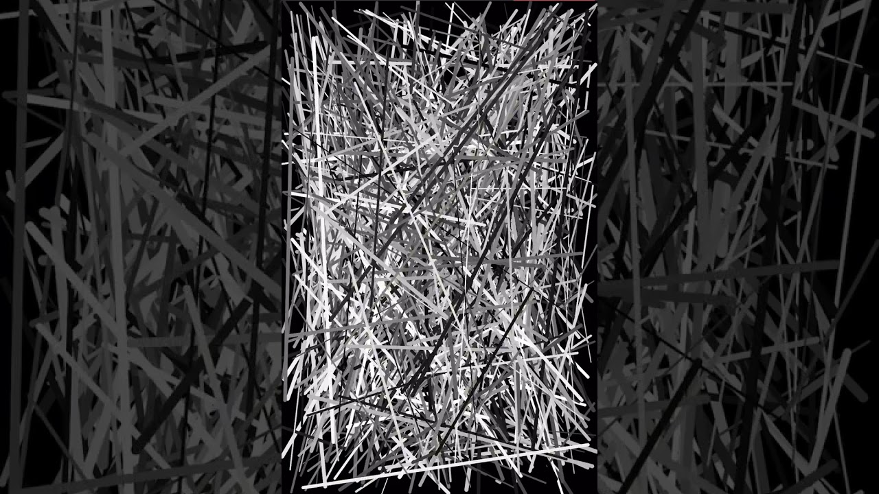 Random line generator with Open processing #creativecoding #openprocessing #art #coding