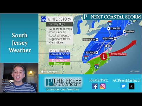Final weather forecast before another winter storm begins in NJ