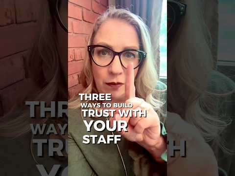 3 Ways to Build Trust With Your Staff 😊#newmanagertips #leadershipskills #leadershipdevelopment