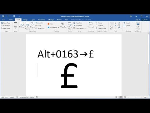 How to type pound currency symbol