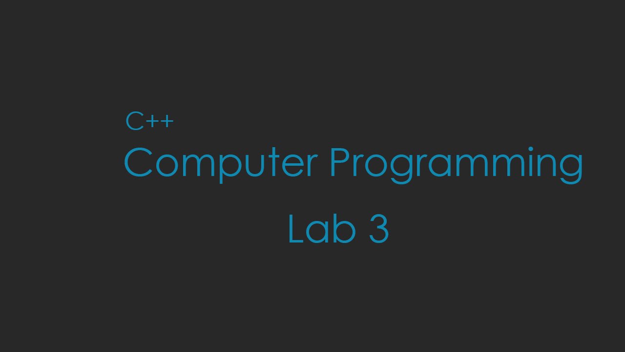 Computer Programming Lab 3(Files) - PPU