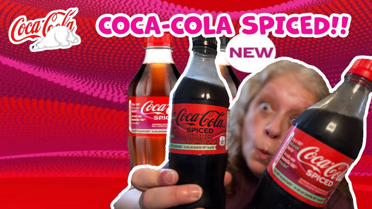 NEW!! Coca-Cola Spiced: Raspberry Spiced!! #cocacolaspiced #cocacola #youtubefoodreview