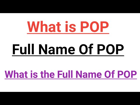 What is POP | Full Name of POP | Full Form of POP #shorts