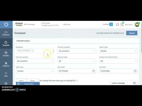 Introduction to Time Clock Wizard