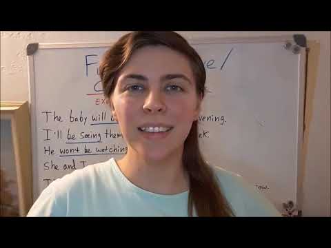 Future progressive tense