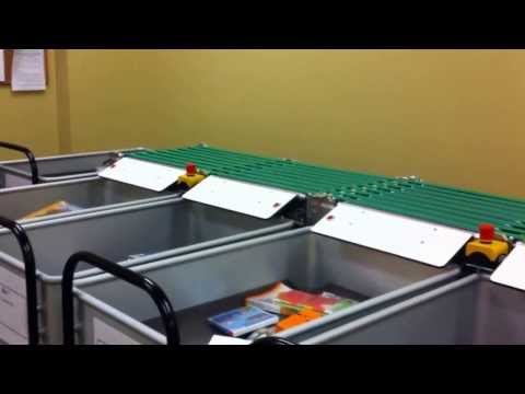 Post Road Library Automated Materials Handler- Sorting Items